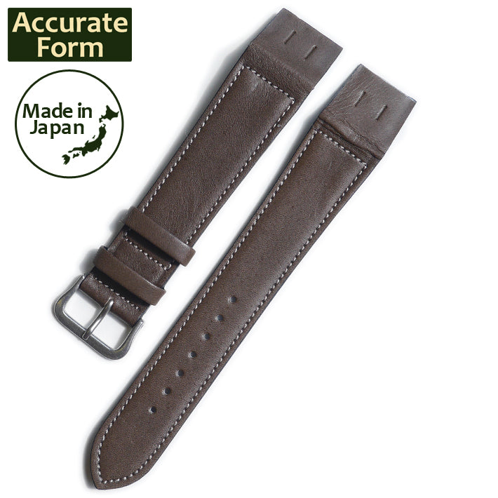 Accurate Form Watch Strap, -Open-ended, Japanese Steerhide | Chronoworld
