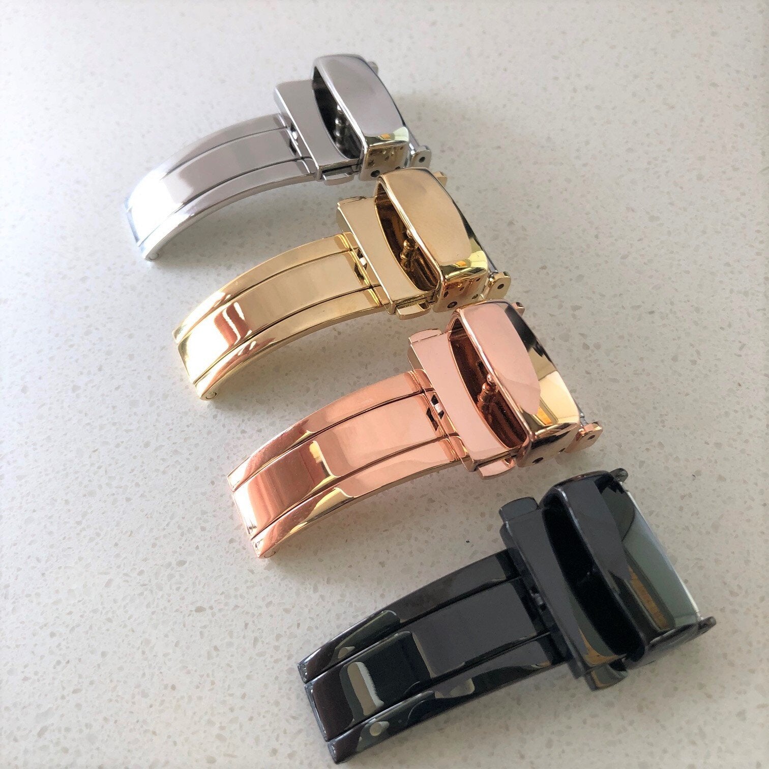 Single Folding Buckle with Push Release | Chronoworld